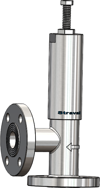 Stainless Steel 150# Flange Back Pressure/Bypass Valve | StraVal